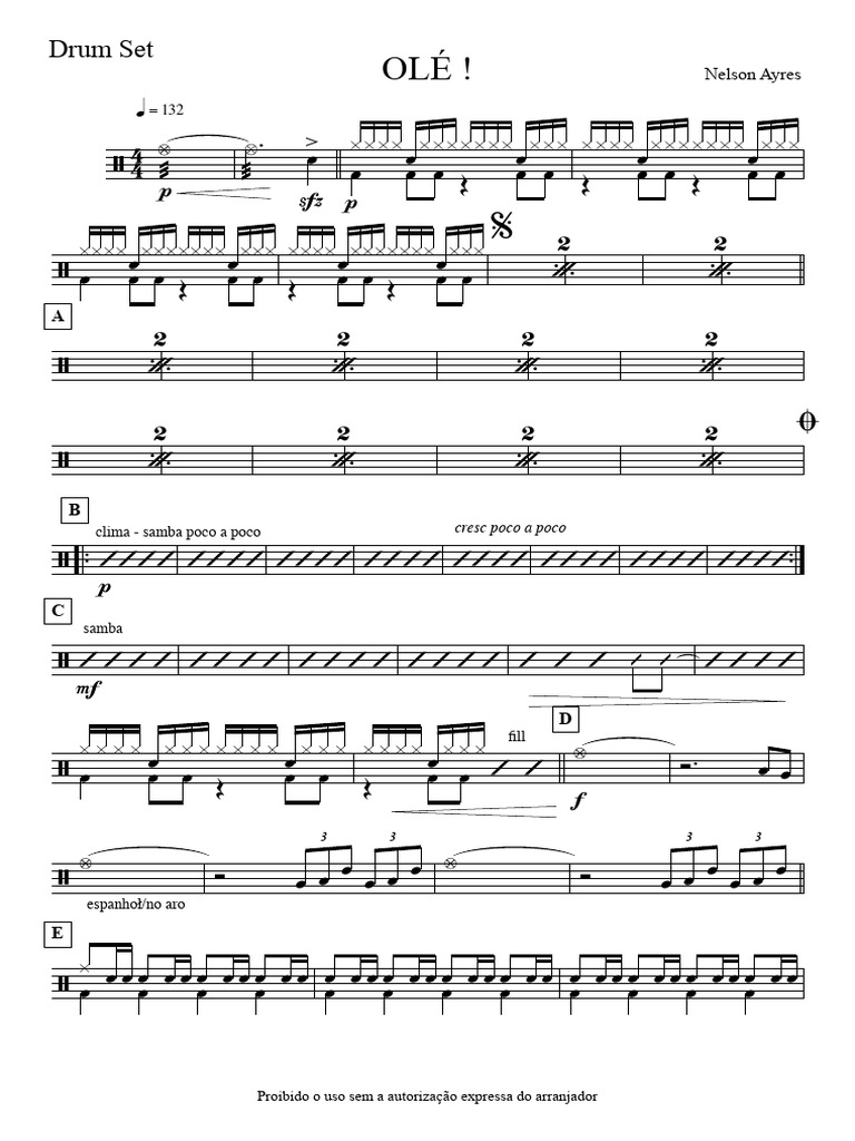OLEÌ ! - Drum Set | PDF