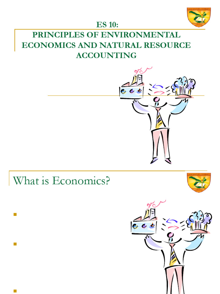 1 Envi-Economics-Intro Ectorio | PDF | Economics | Renewable Energy