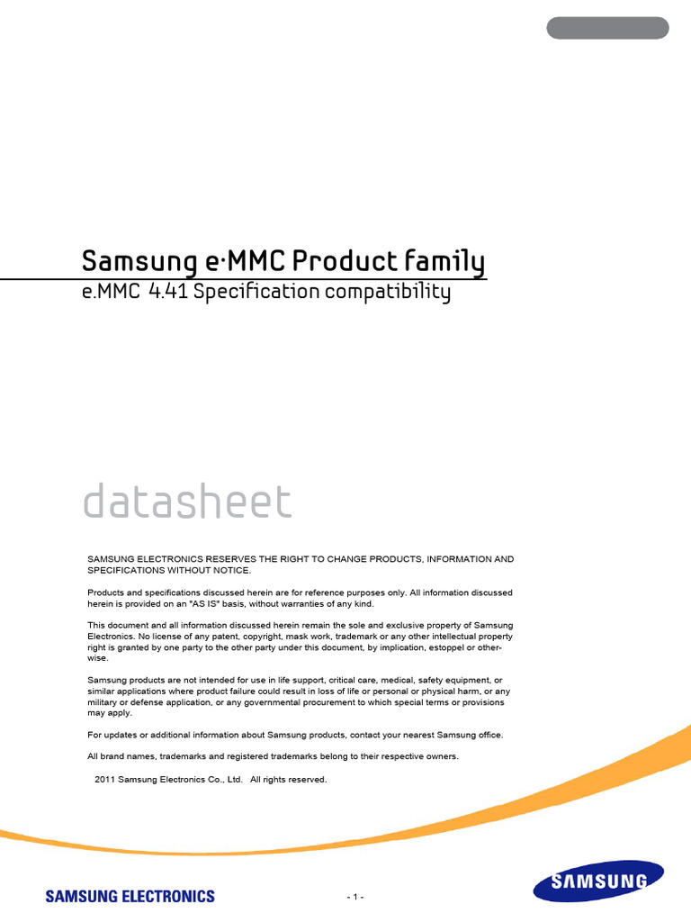 KLMAG2GE4A-A001 | PDF | Flash Memory | Computer Engineering