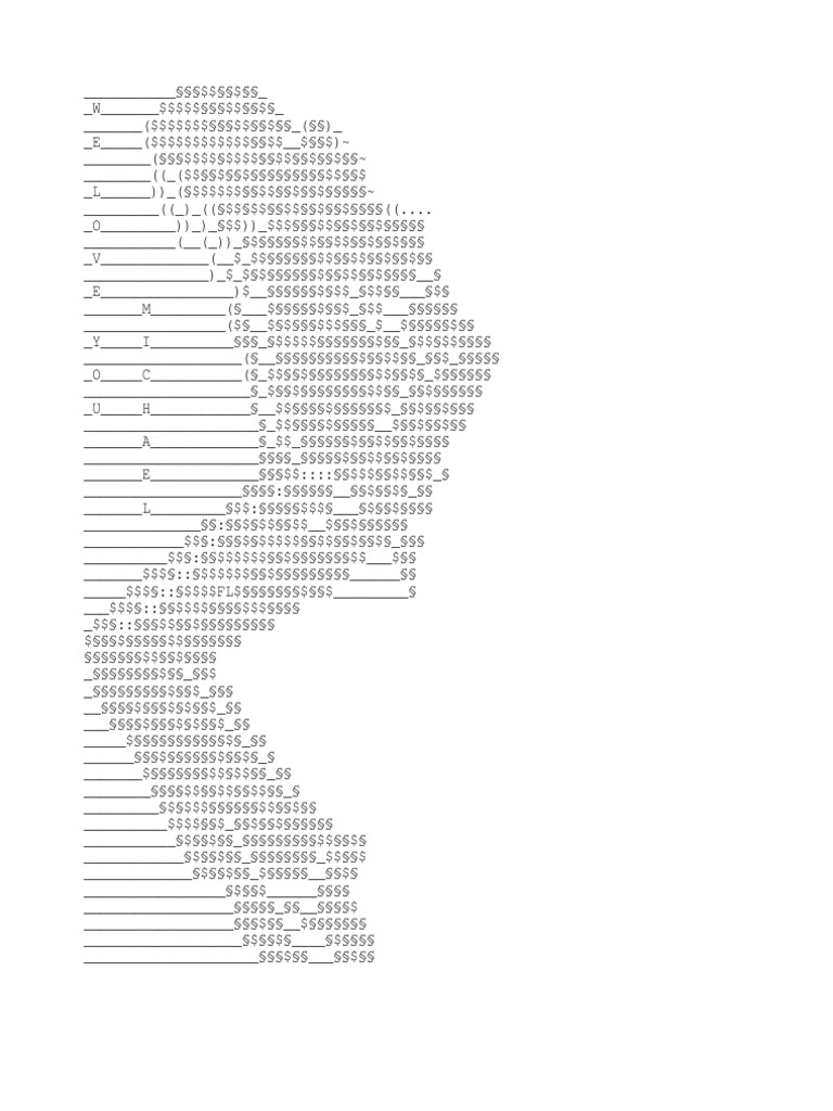 Michael Jackson ASCII Art Design | PDF