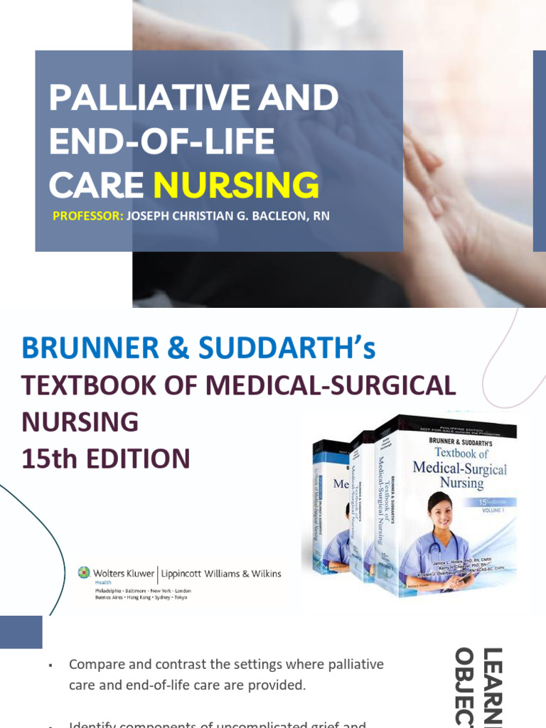 Palliative Nursing (Handout) | PDF | Palliative Care | End Of Life Care