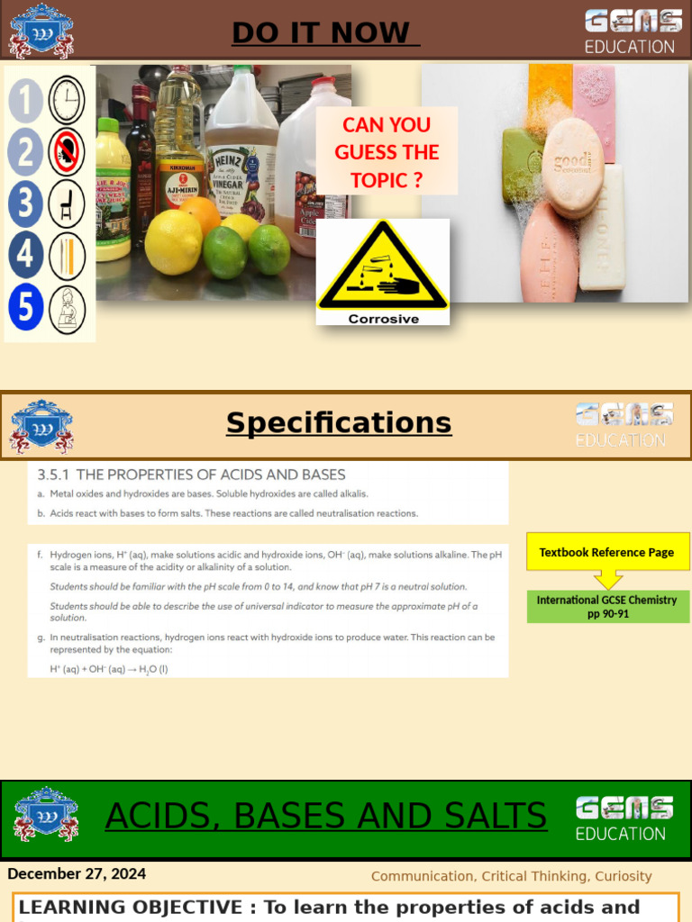 1_acids, Bases and Salts | PDF | Acid | Hydroxide
