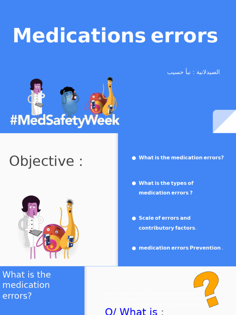 Medication Errors | PDF | Medical Error | Health Sciences