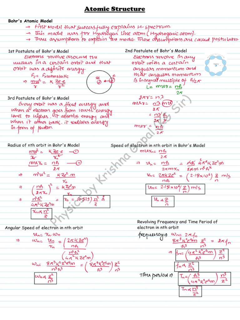 Atomic Structure - Watermark | PDF
