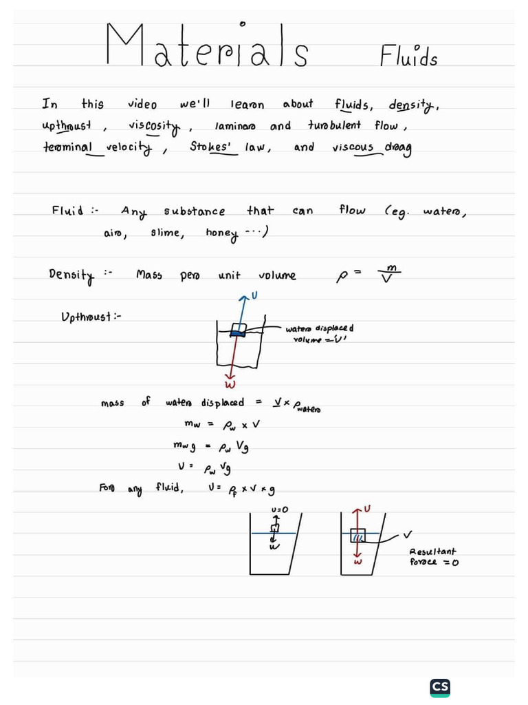 Fluid Materials | PDF