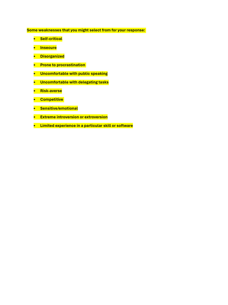 Final Interview Audit Intern Prep Sheet | PDF | Extraversion And ...