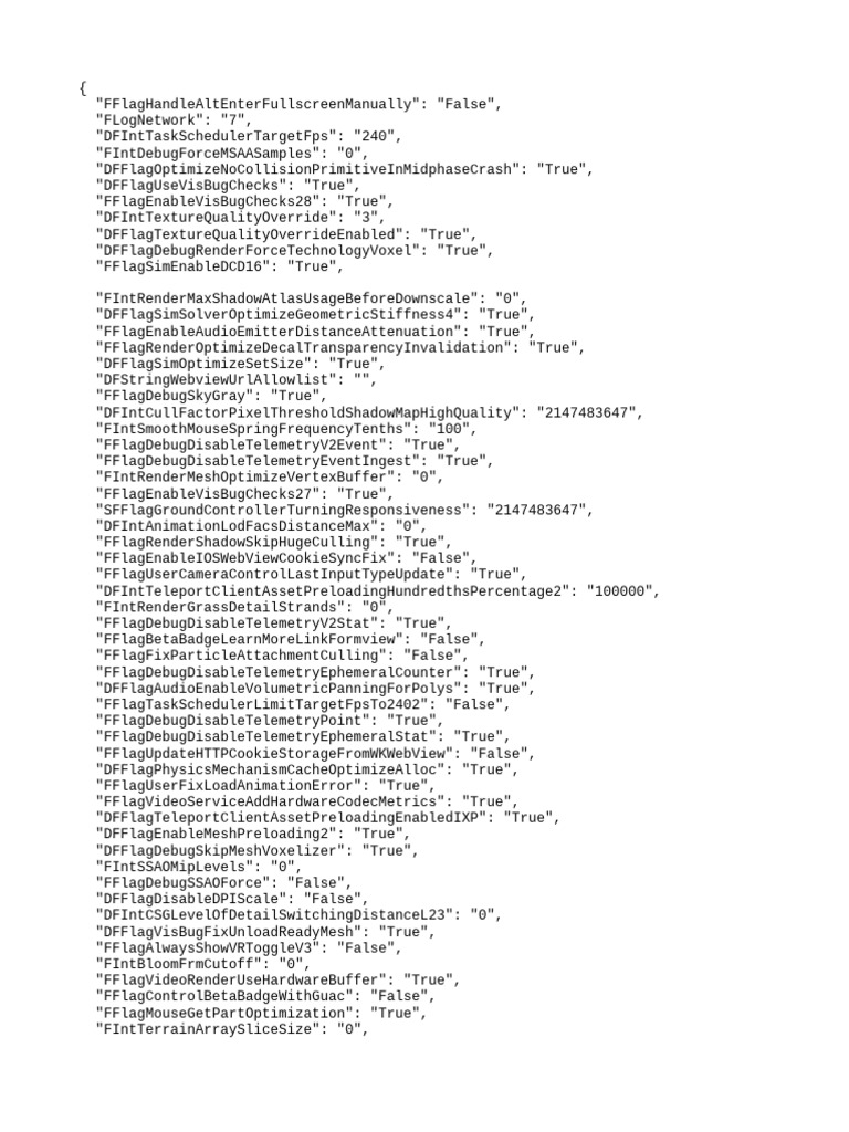 Developer Debugging Flags | PDF