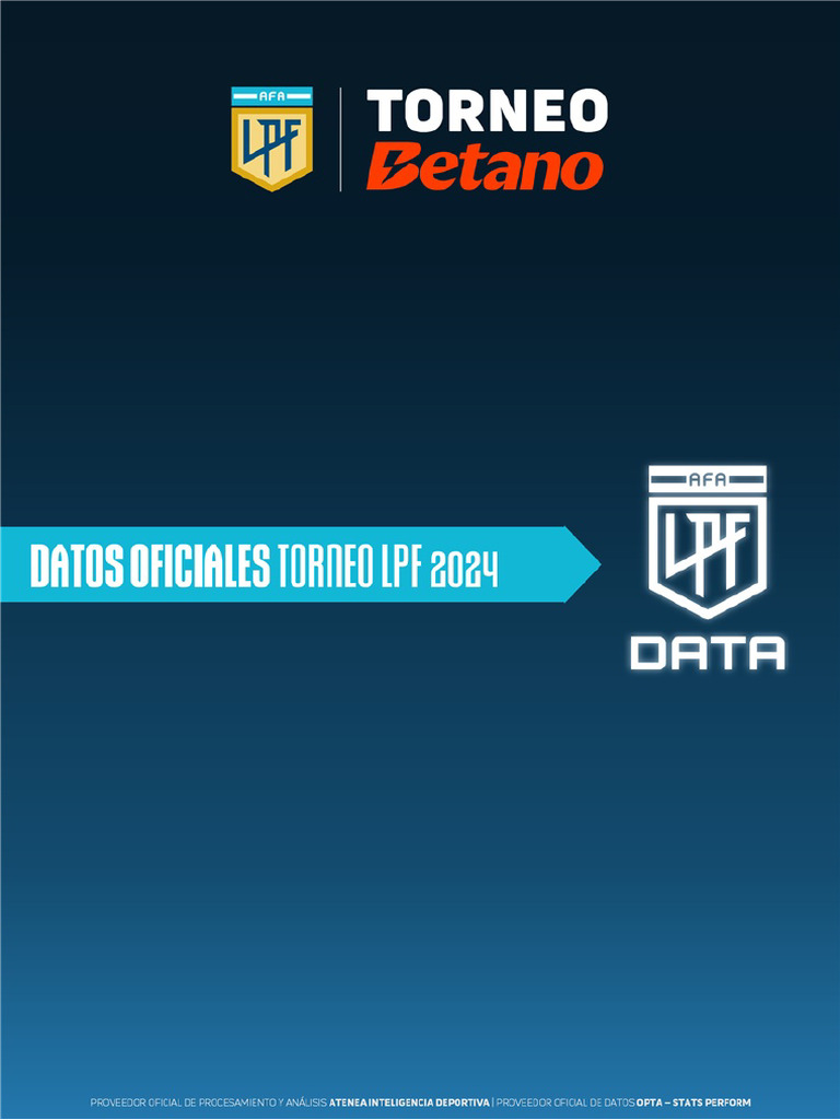 LPF Data - Datos Oficiales Torneo LPF 2024 | PDF