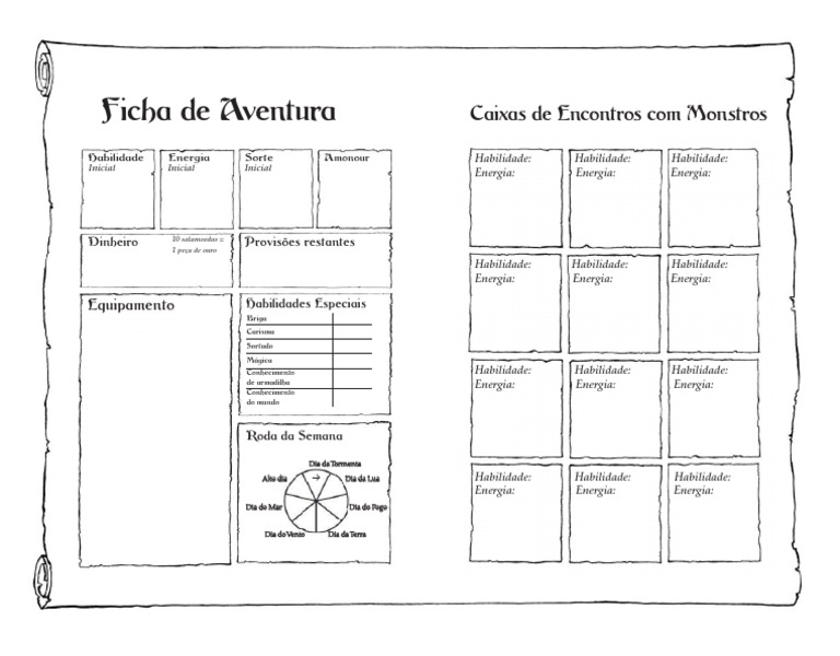 FF 29SS Ficha de Aventura Hd8a2m | PDF