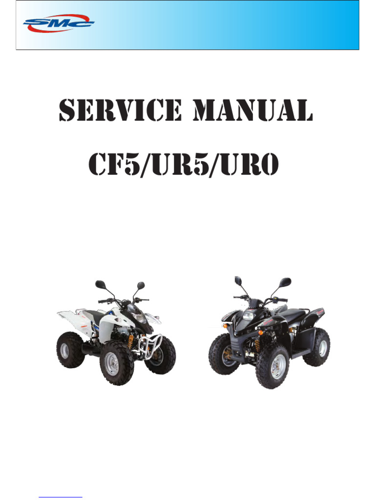 SMC ATV 50/100 Service Manual | PDF | Electrical Connector | Automatic ...