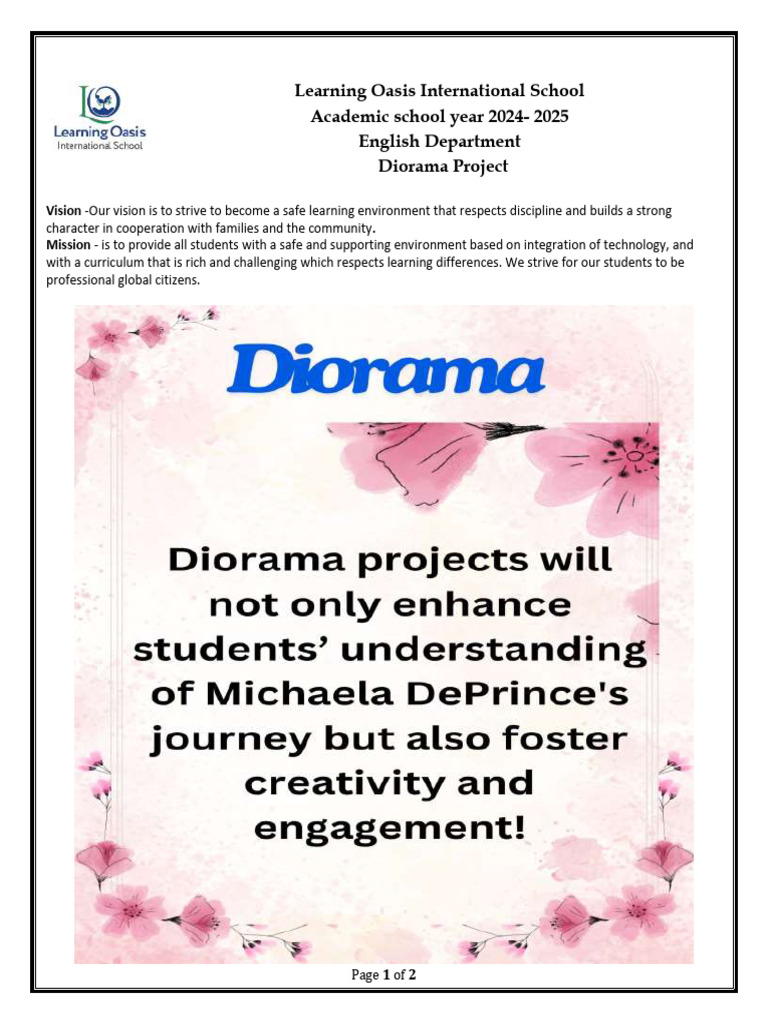 diorama_project (1) | PDF