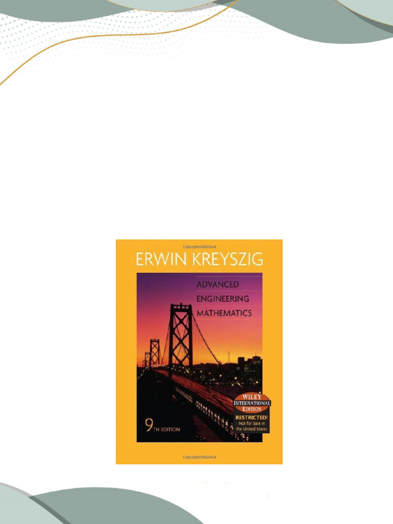 Complete Download Advanced Engineering Mathematics 9th Edition, International Edition Edition ...