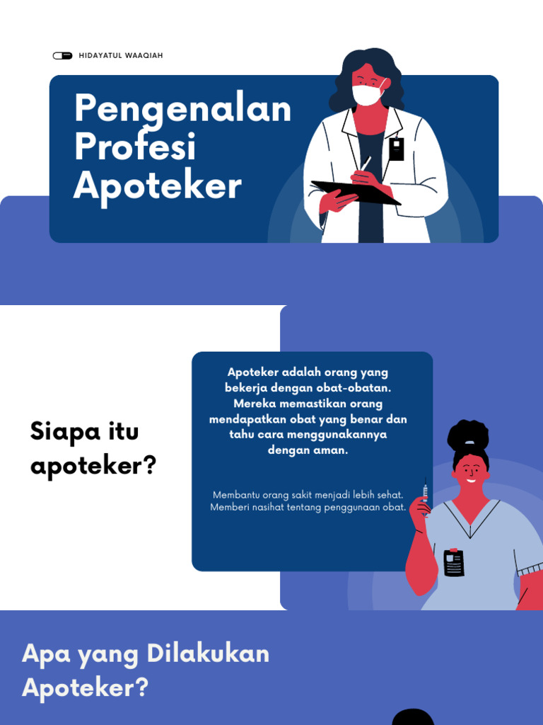 Pengenalan profesi apoteker untuk anak | PDF