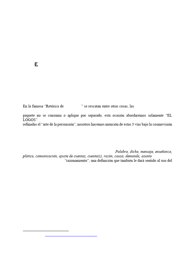 El Logos. Por Azael Alvarez | PDF | Logos | Cristo (título)