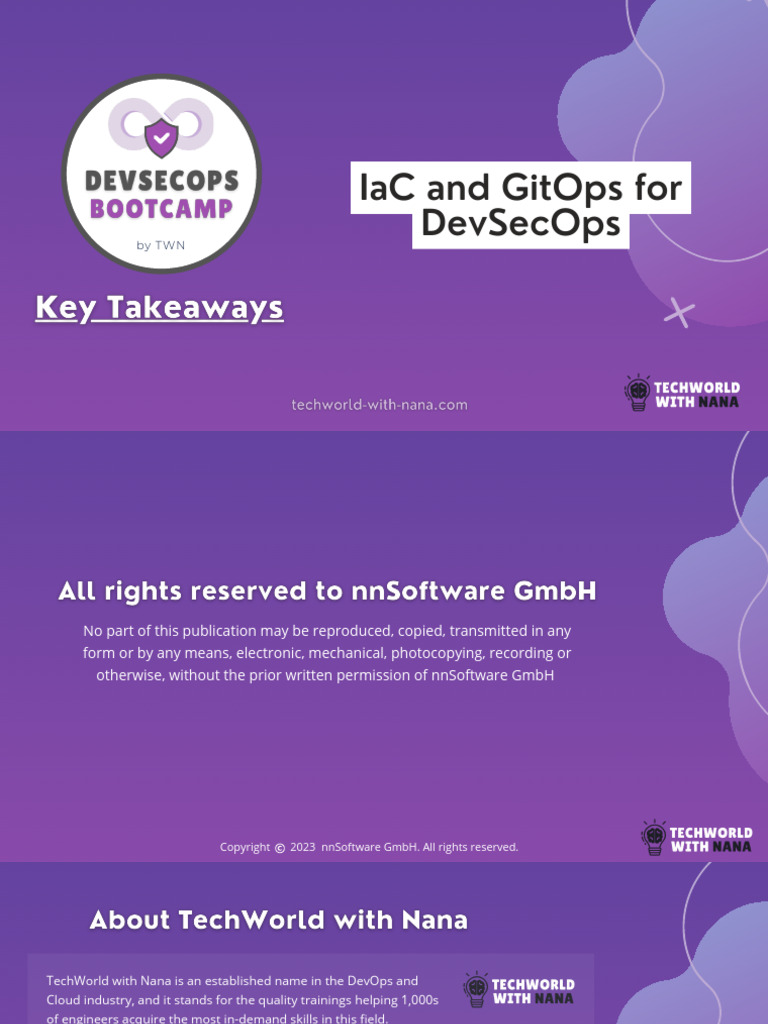 10 - IaC and GitOps for DevSecOps | PDF | Information Technology | Computer Engineering