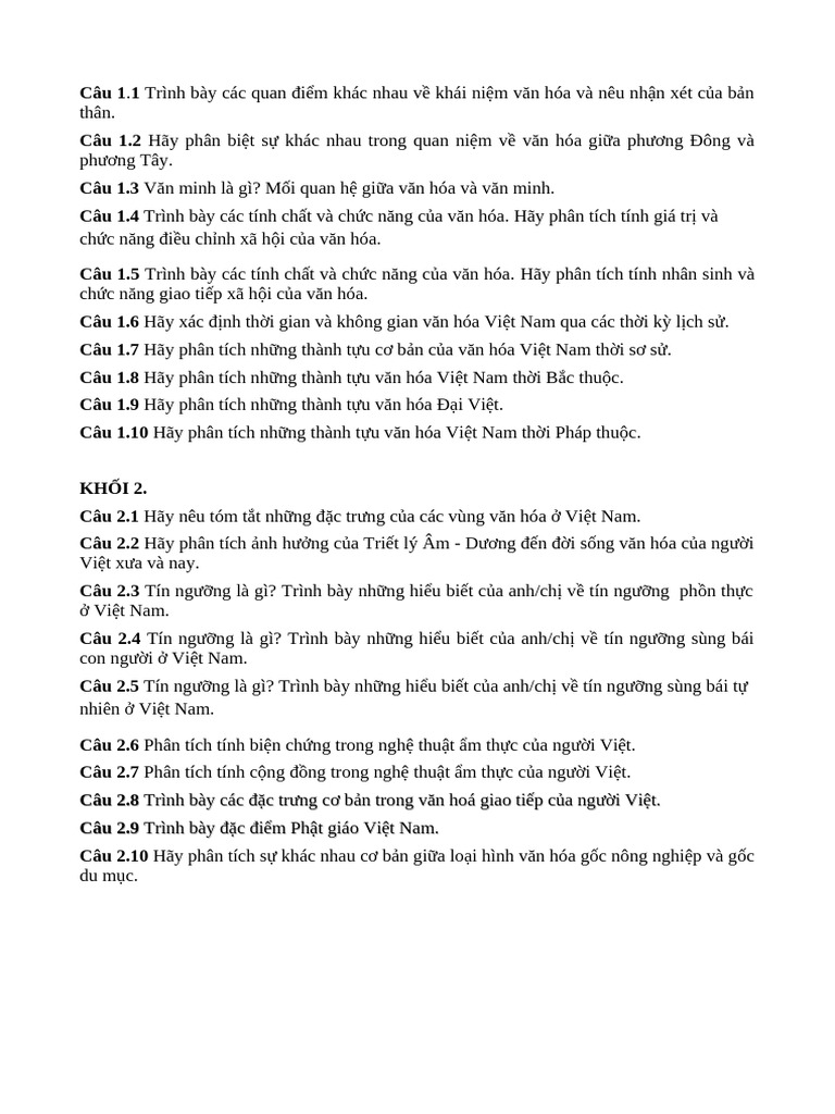 Những vấn đề thi KTHP | PDF