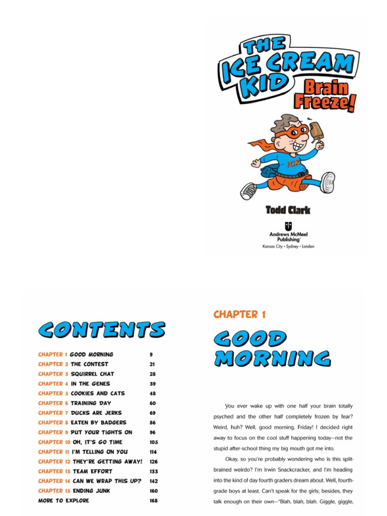 The Ice Cream Kid - Booklet Part 1 | PDF