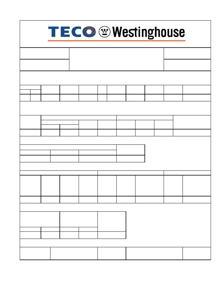 TECO Westinghouse Nameplate | PDF | Machines | Electrical Components