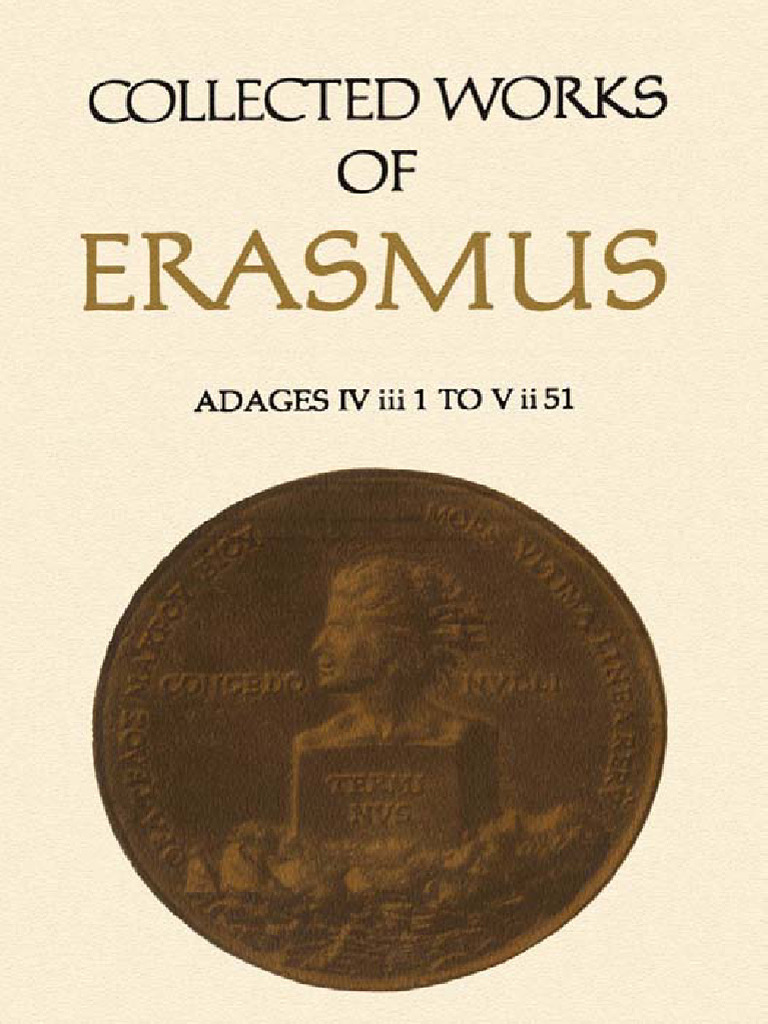 (Collected Works of Erasmus Volume 36) Desiderius Erasmus, Betty I. Knott-Sharpe, John N. Grant ...
