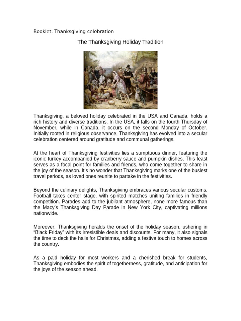 thanksgiving homework | PDF | Thanksgiving | Observances