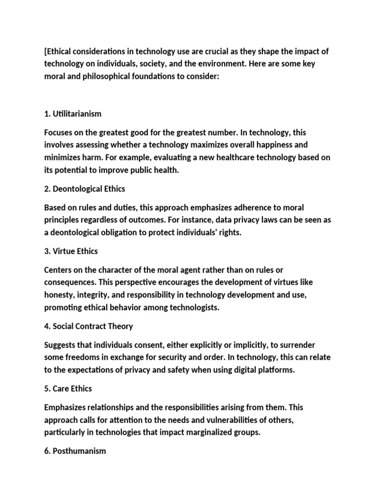 Ethical Consideration | PDF