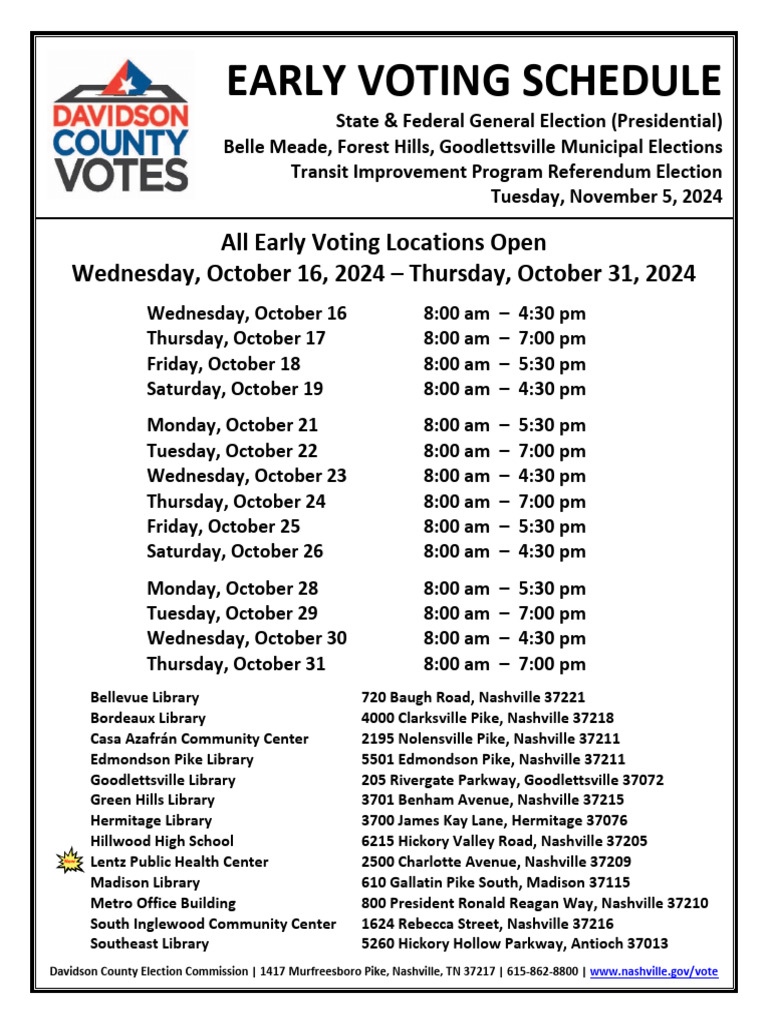 Sample_Ballot_November_5_2024_Elections | PDF | Nashville | Accountability