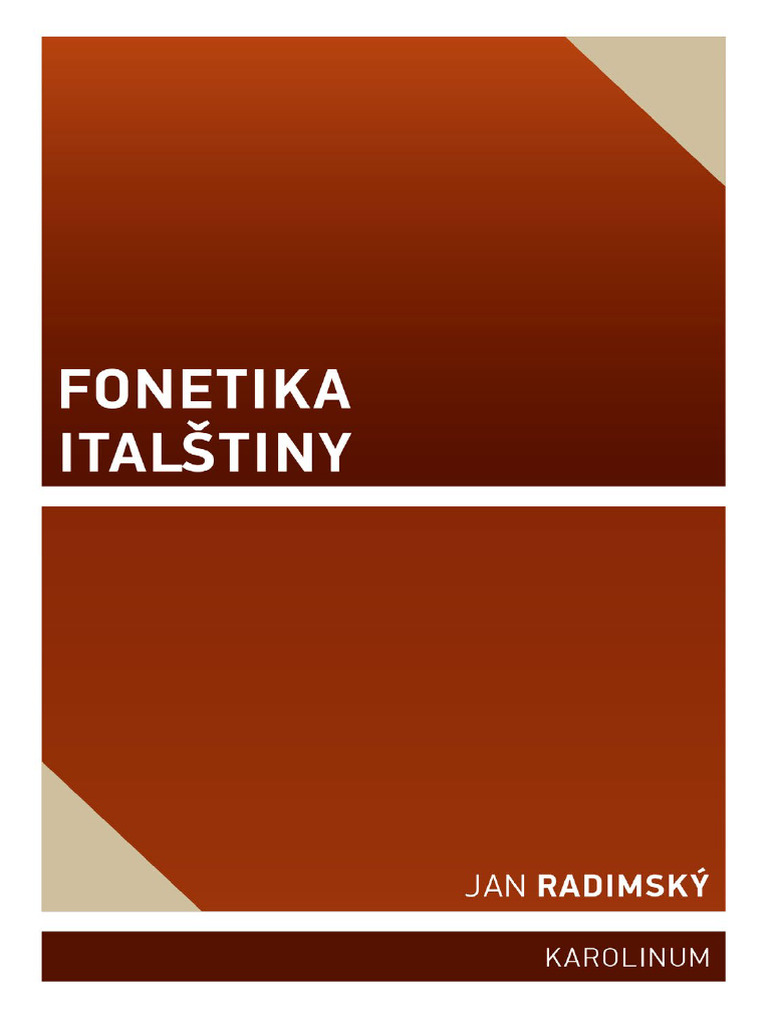 Fonetika Italštiny | PDF