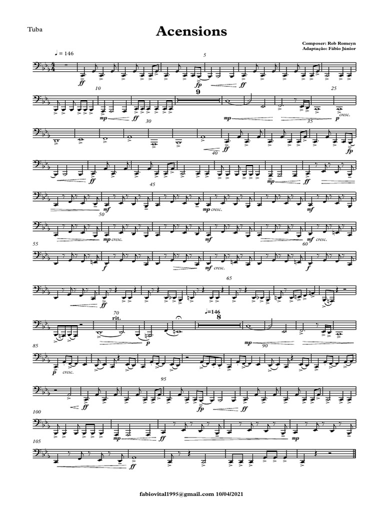 Ascensions - Tuba | PDF