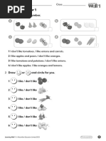 Year 1 Unit 4 Lunchtime | PDF | Lunch | Fruit