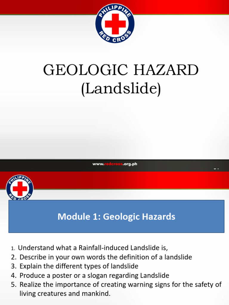 MODULE-1-GEOLOGIC-HAZARDS | PDF | Landslide | Earth Sciences