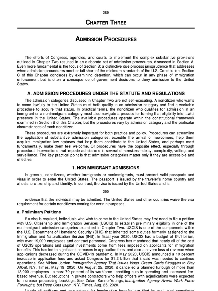 Immigration Book Ch.3 | PDF