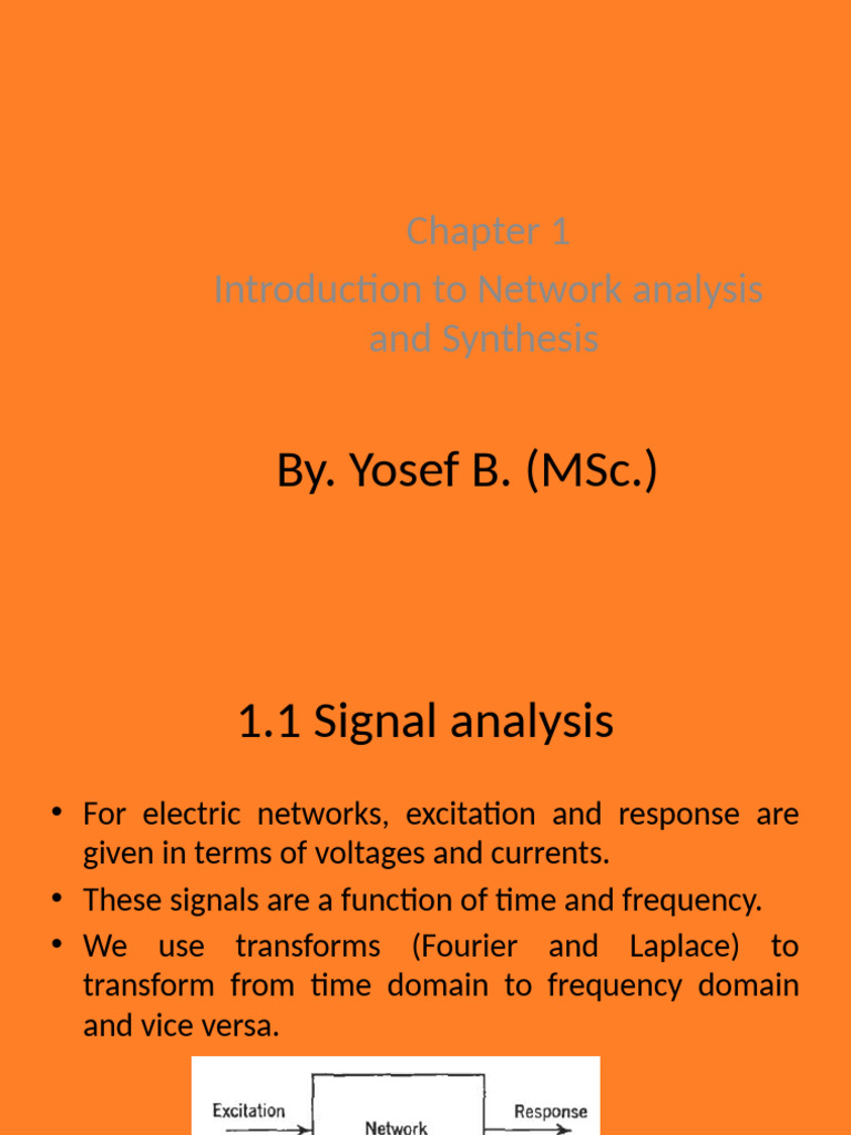 CH-1 | PDF | Electrical Network | Passivity (Engineering)