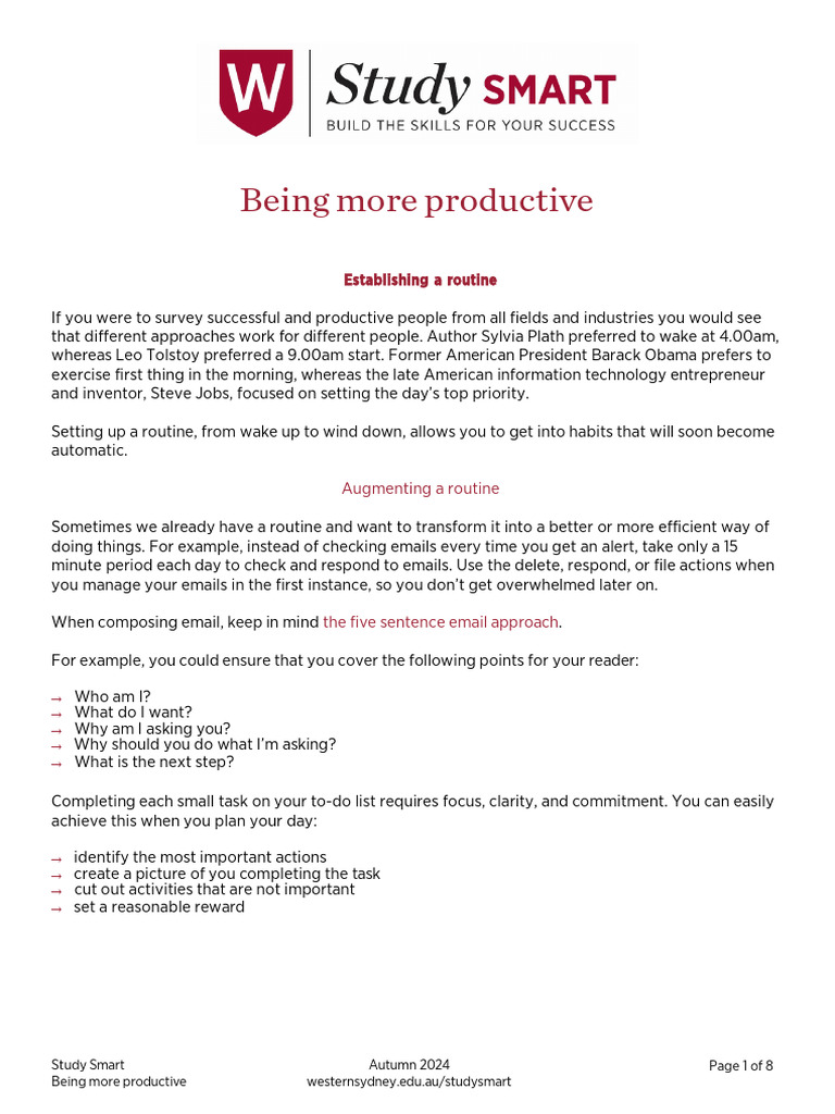 Being_more_productive | PDF | Sleep