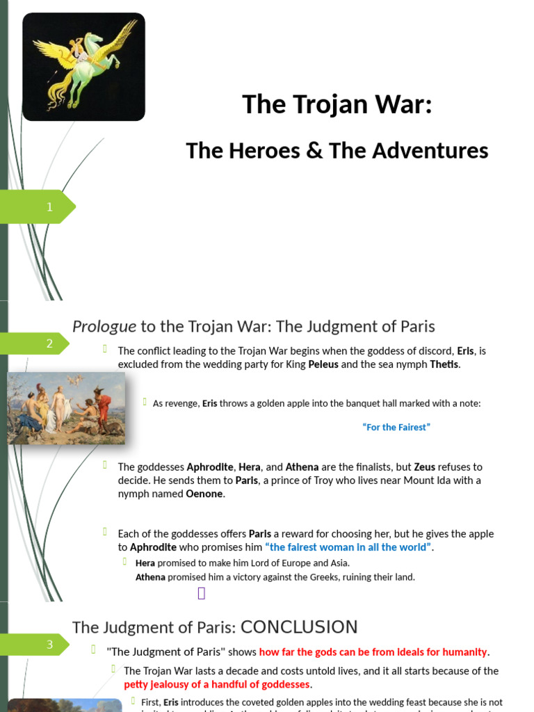 7 - The Trojan War The Heroes and The Adventures | PDF | Hector | Paris ...