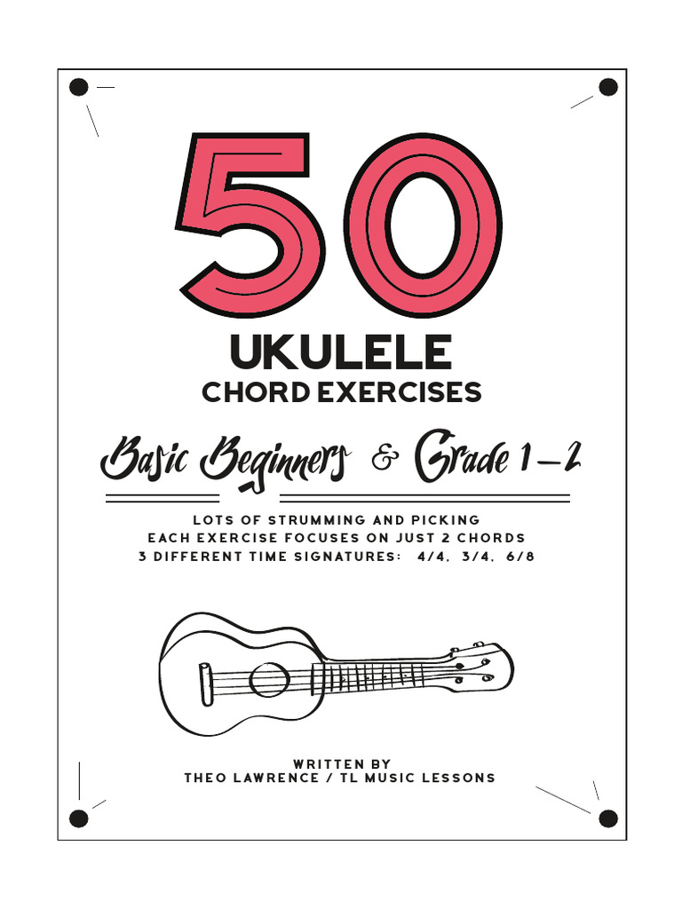 Ukulele Chord Exercises for Beginners | PDF | Thought
