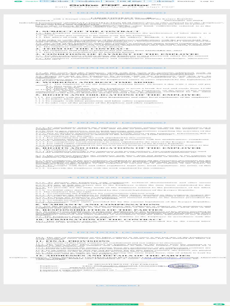 Easy To Use Online PDF Editor | PDF | Employment | Labour Law