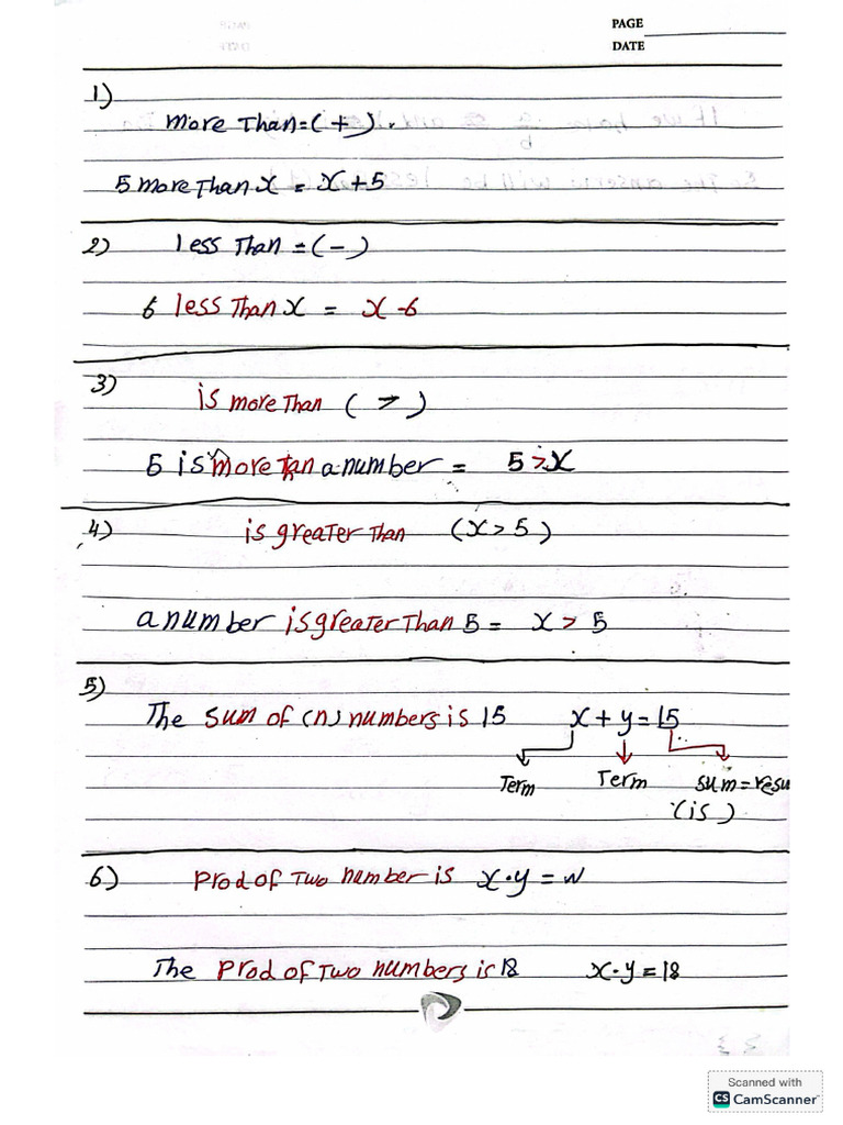 Math Summery 1 2025 | PDF