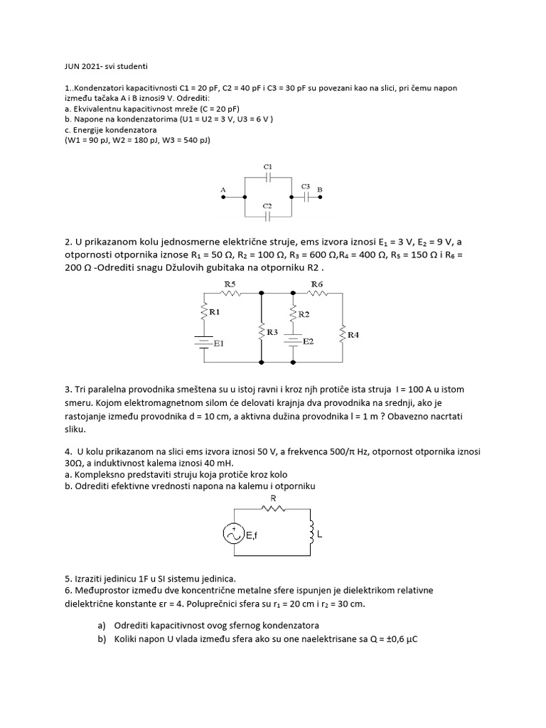 Ispit 3 Primer D. Skataric Jun 2021 | PDF
