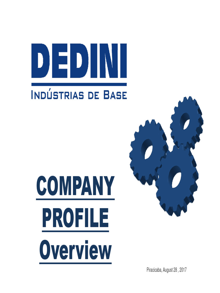DEDINI - Presentationshort - English - 2017 SEPTEMBER | PDF | Economies