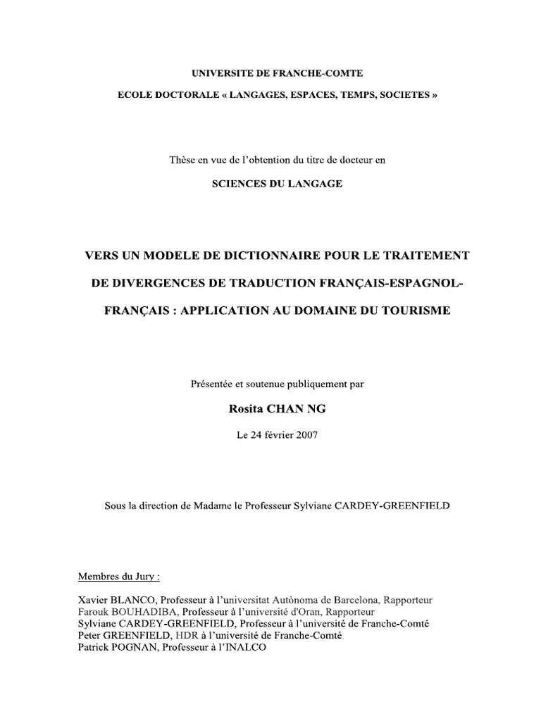 Dictionnaire Du Tourisme | PDF