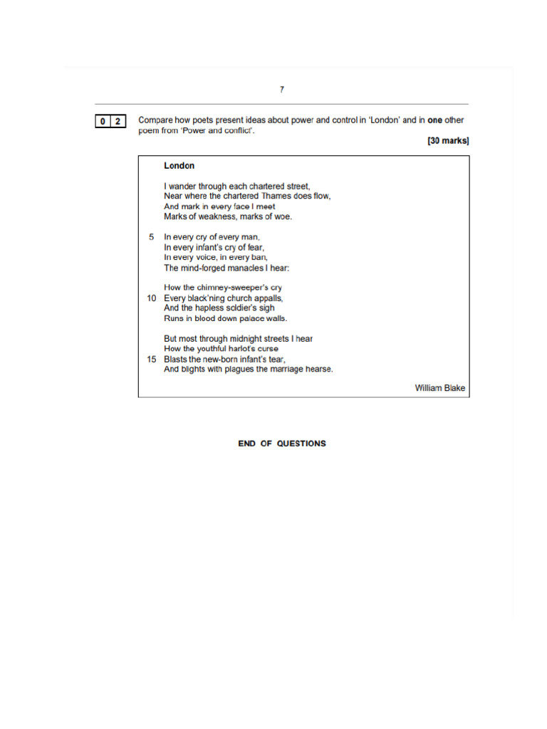 London and COMH comparison | PDF | Poetry | Linguistics