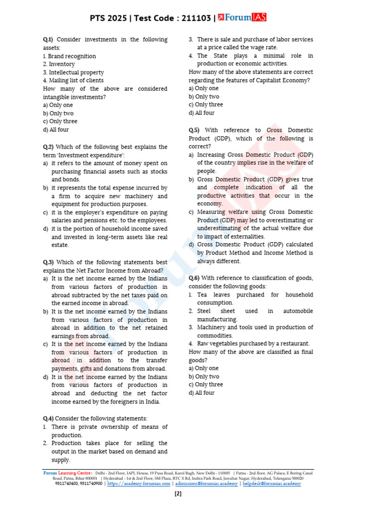 eco 1 | PDF | Elasticity (Economics) | Government Budget Balance