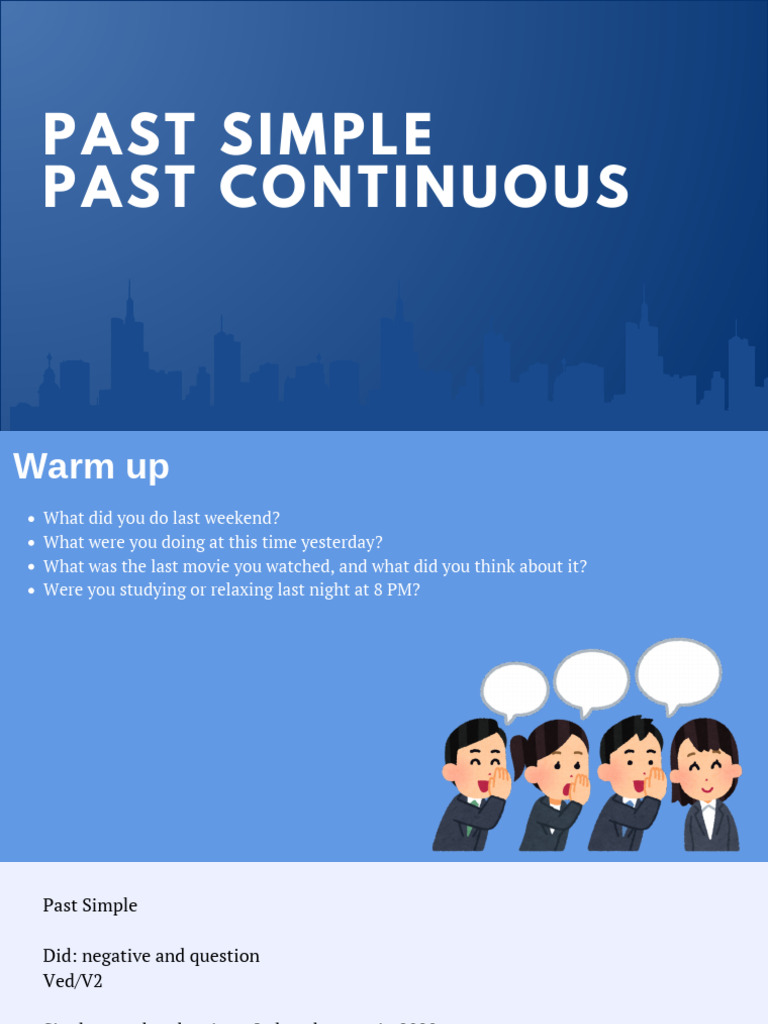 Past Simple Past Continuous | PDF | Linguistics | Grammar