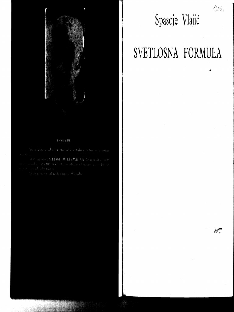 Spasoje Vlajic Svetlosna Formulapdf PDF Free | PDF