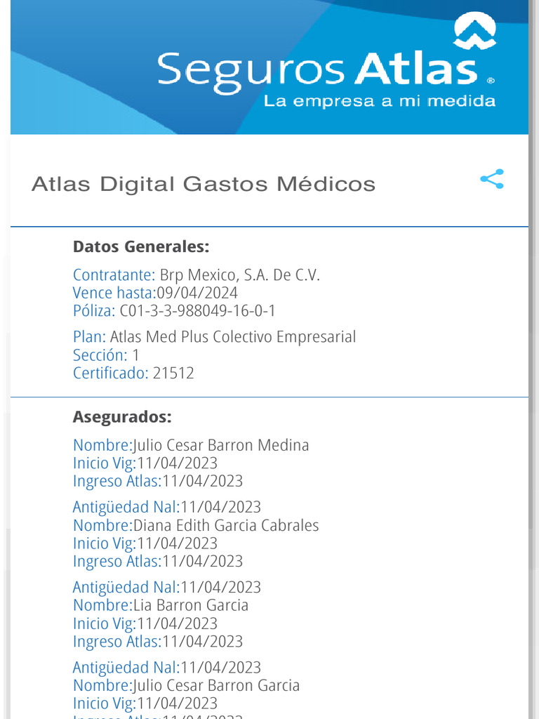 Atlas Digital - Gastos Medicos | PDF