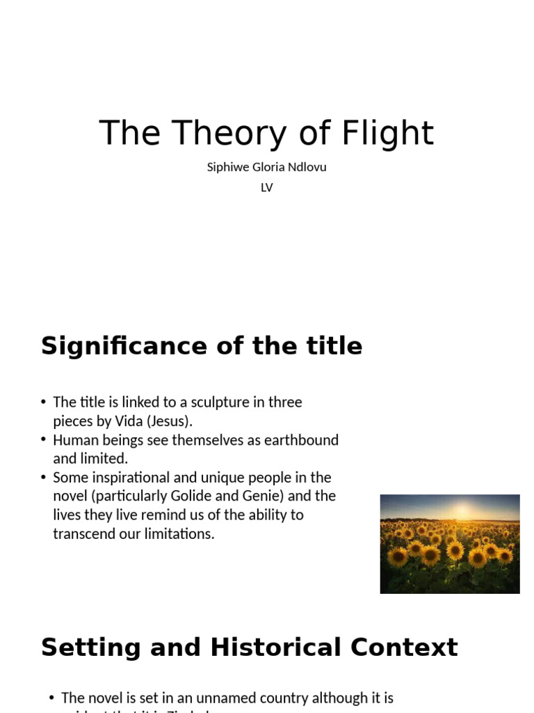 The Theory of Flight - FK | PDF | Robert Mugabe | Zimbabwe