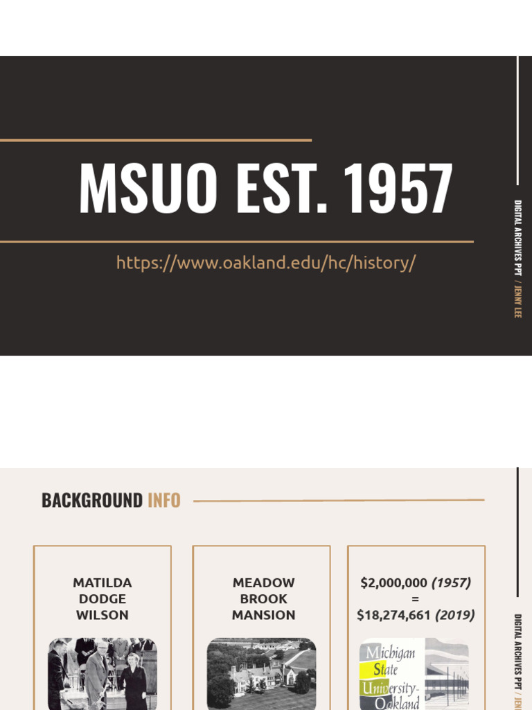 Msuo Est. 1957 | PDF | Michigan State University | Curriculum