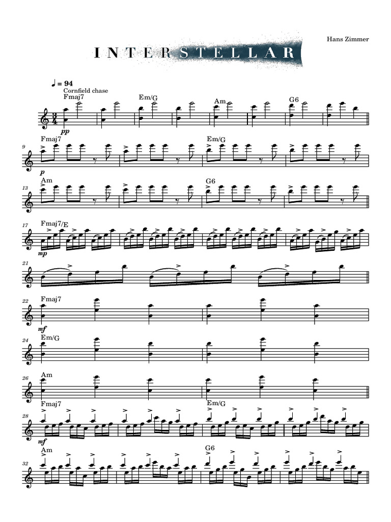 Interstellar Tema Filme | PDF