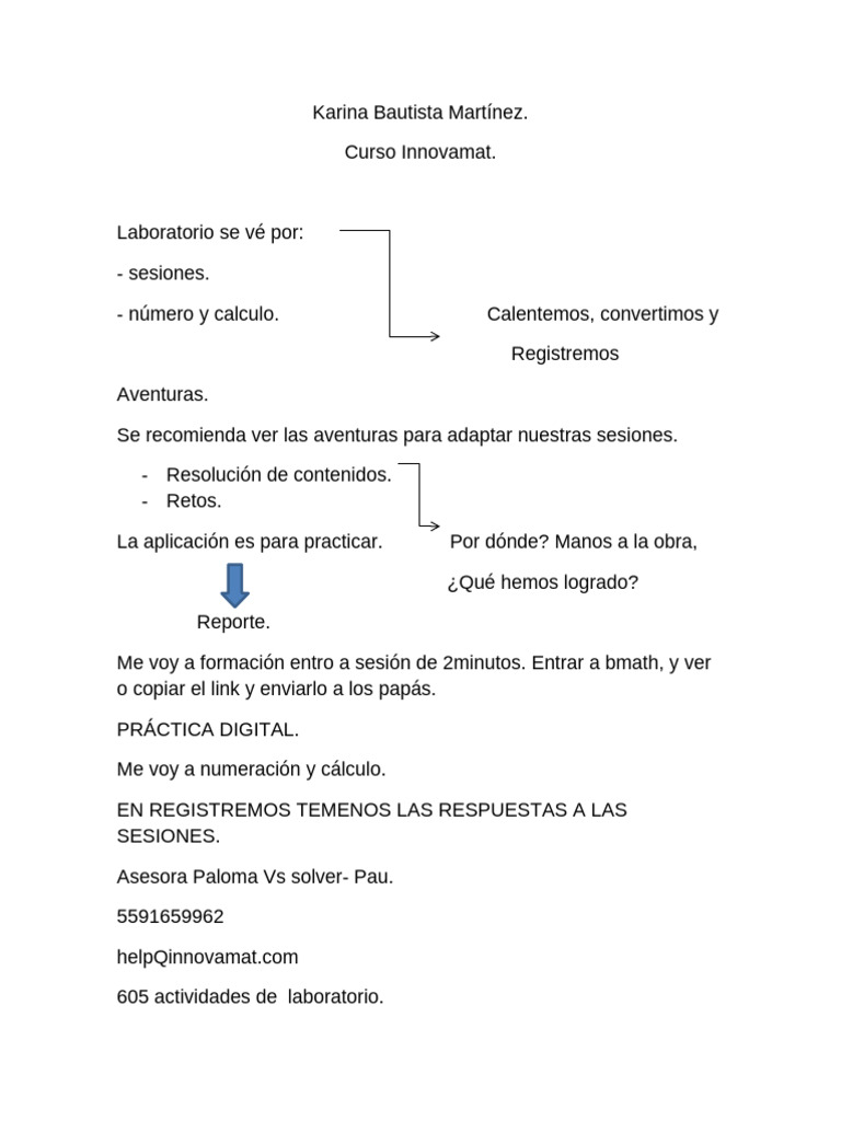 curso innovamat. | PDF