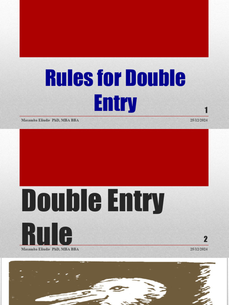 Rules for double entry copy | PDF | Debits And Credits | Business Economics